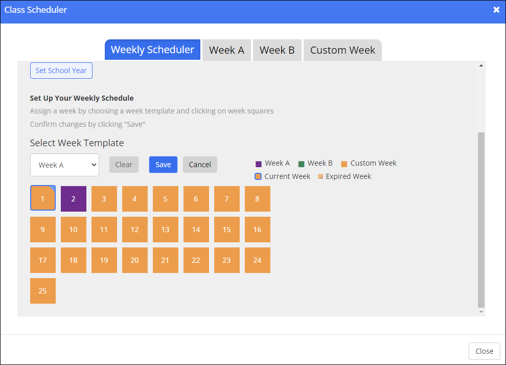 Class Scheduler : Blocksi